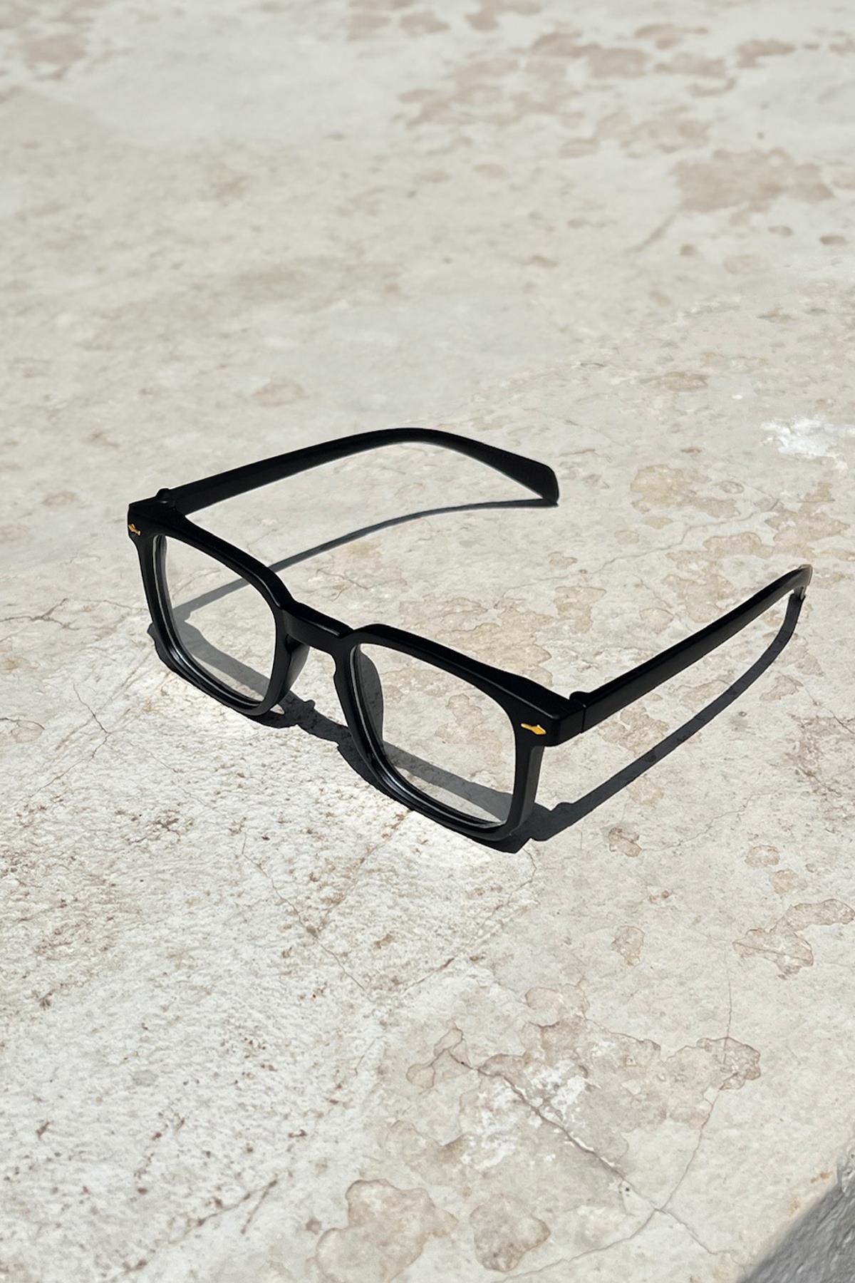 Major Mat Siyah Gözlük