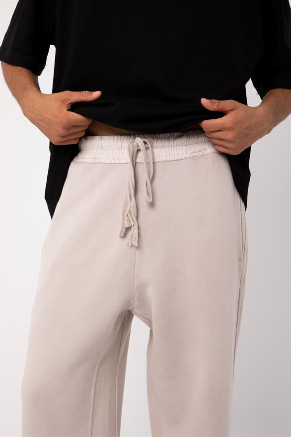 Taş Rengi Basic Taş Rengi Relaxed Eşofman Altı - Flaw Wear