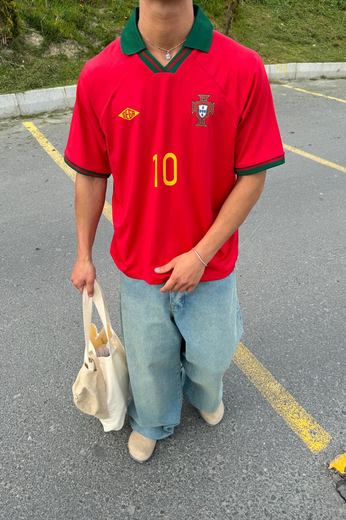 Portugal Premium Kırmızı Polo Yaka Forma