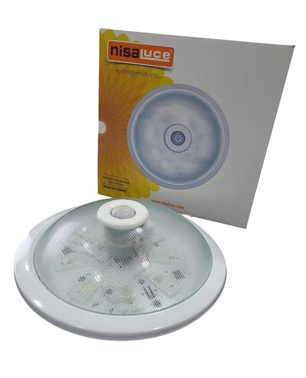 NisaLuce 18W Full Ledli Acil Kitli Sensörlü Armatür 6500K