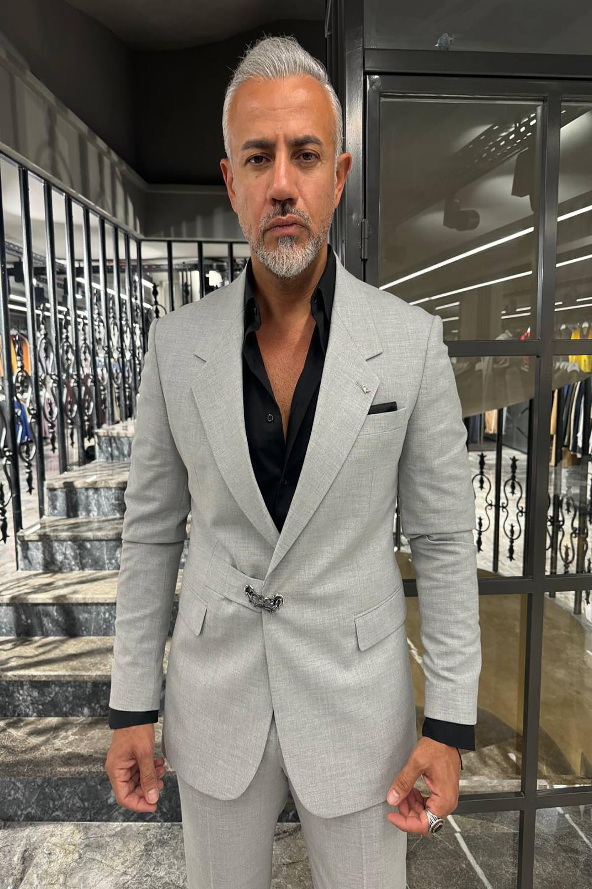 KUŞGÖZÜ ZİNCİRLİ TAKIM ELBİSE