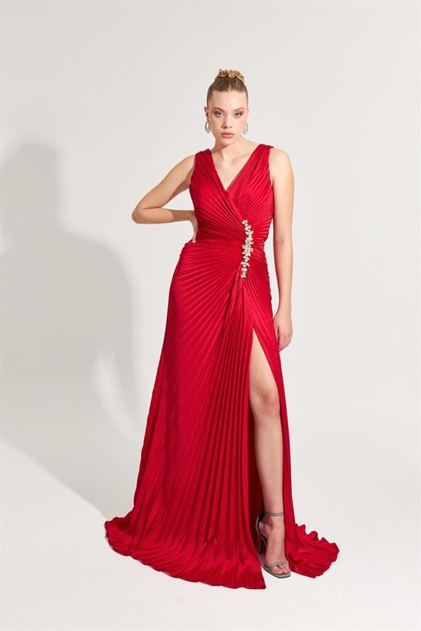 Kırmızı Bayan Abiye Elbise Modelleri | Setre.com