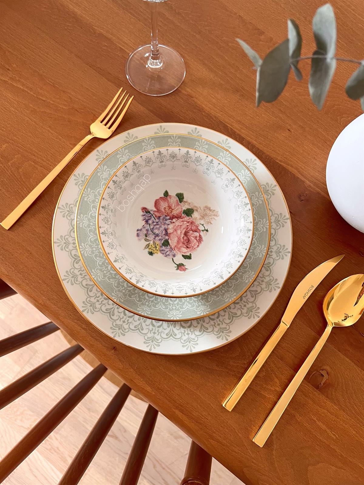 Catherine 6 Kişilik 24 Parça Yemek Seti