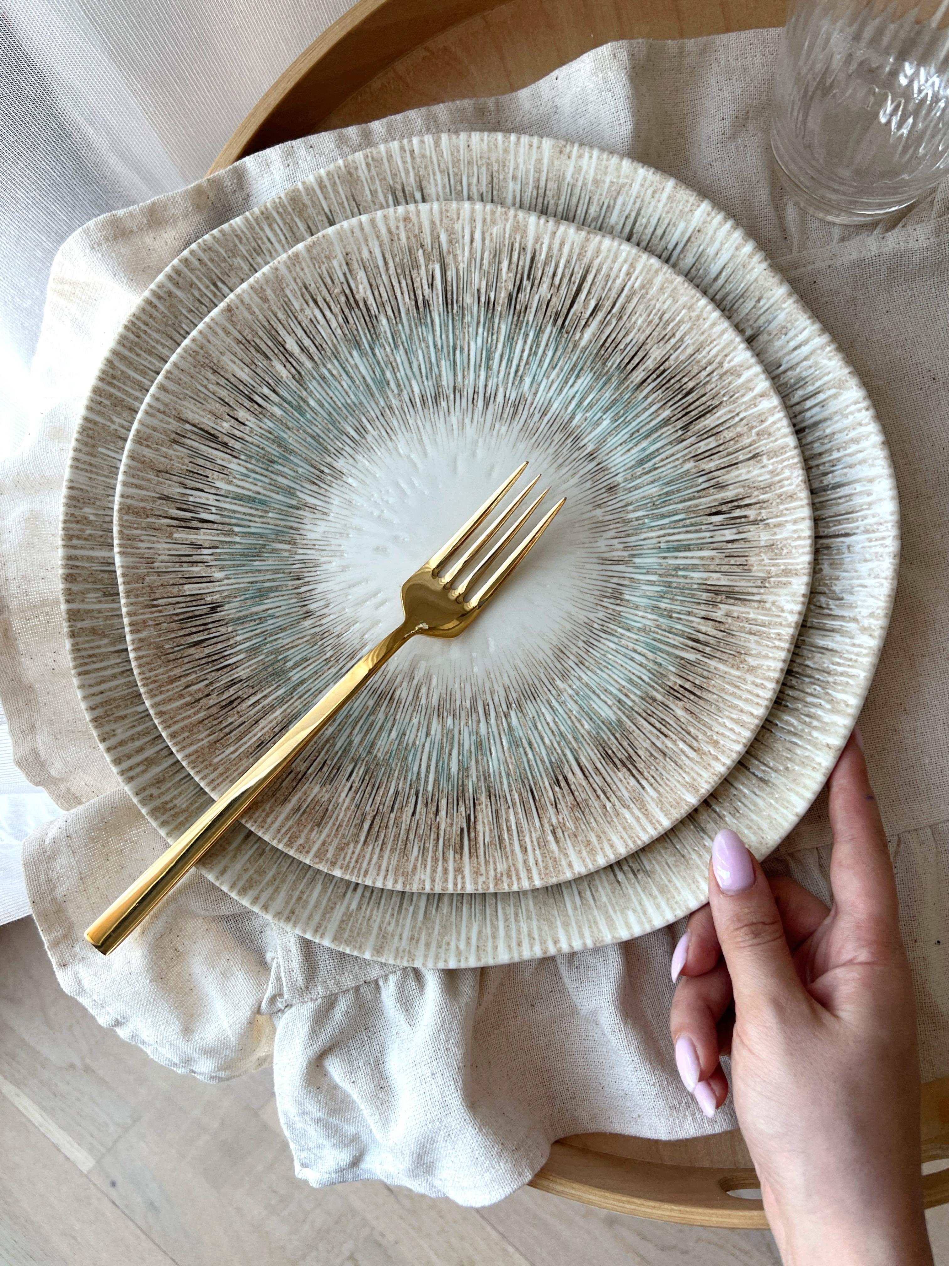 Alisa 2 Kişilik 8 Parça Porselen Yemek Takımı