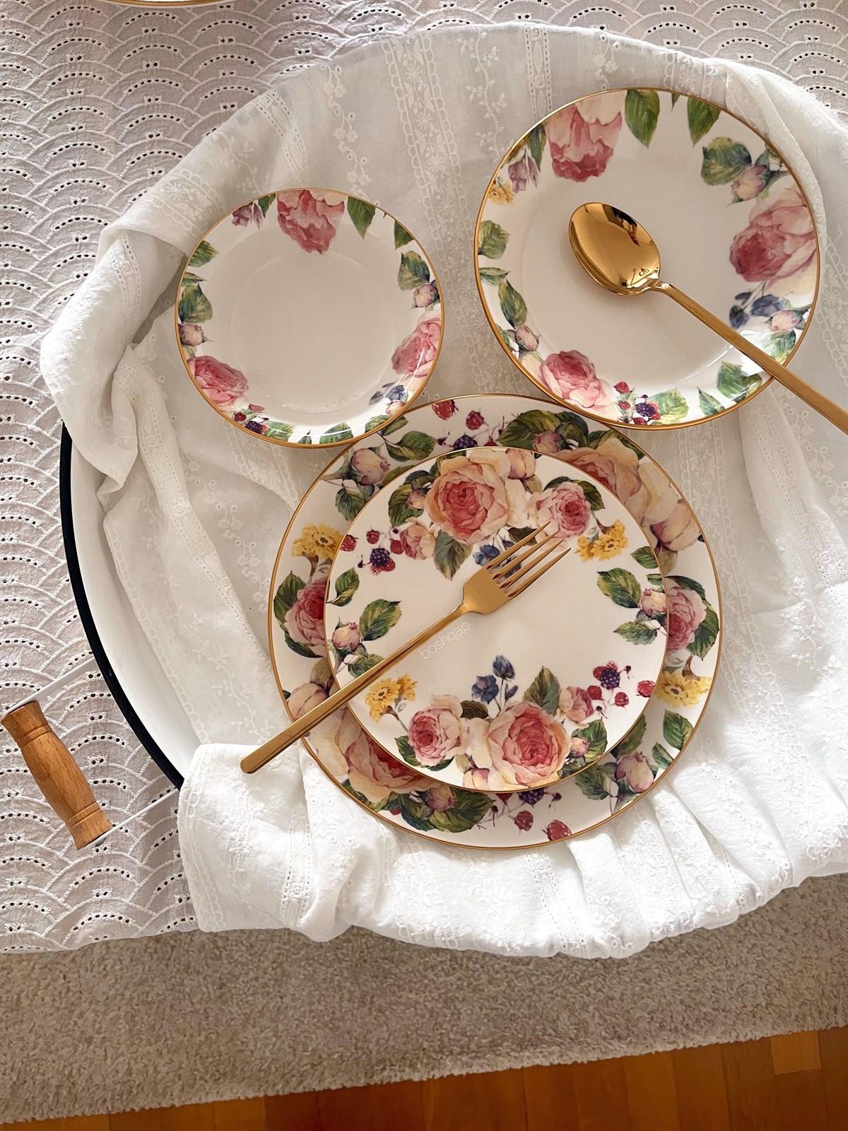 Sophia S OUTLET 6 Kişilik 24 Parça Yemek Seti