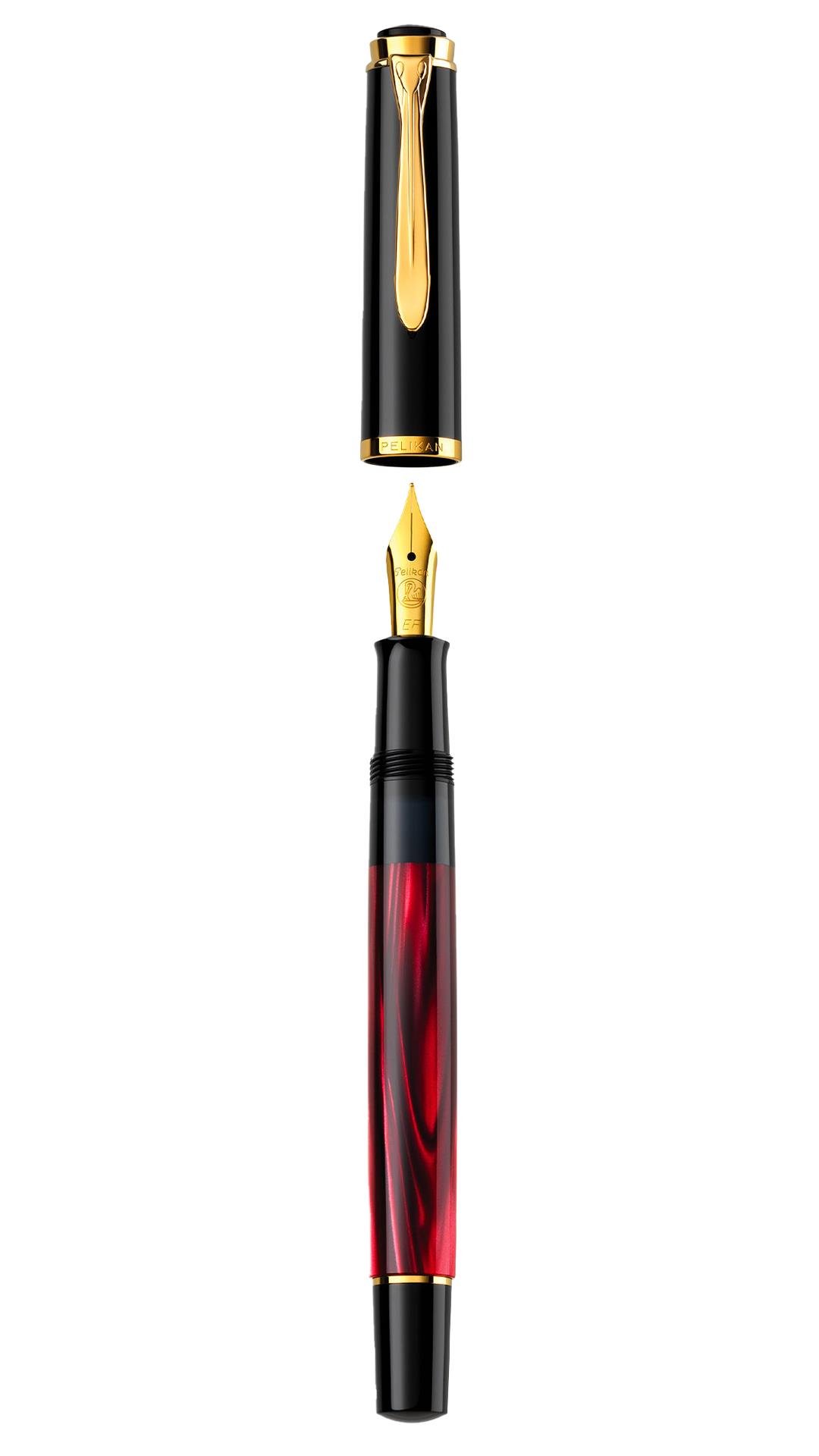 Pelikan Classic M200 Marbled Red Special Edition Fountain PenM200 ...