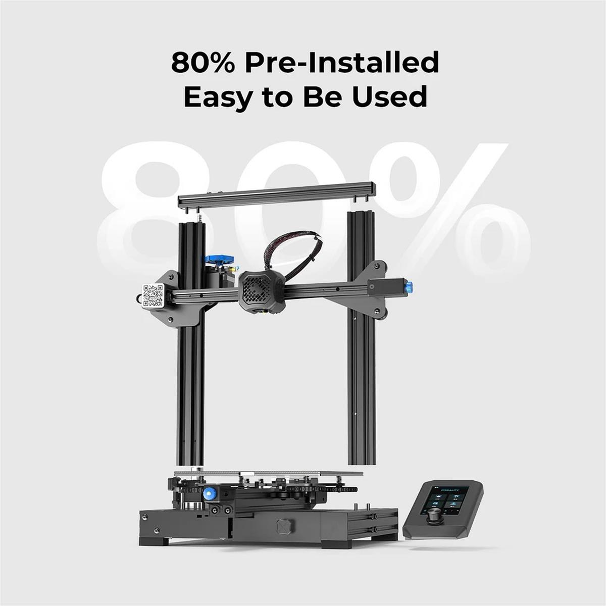 Creality Ender-3 V2 Geliştirilmiş 3D Yazıcı