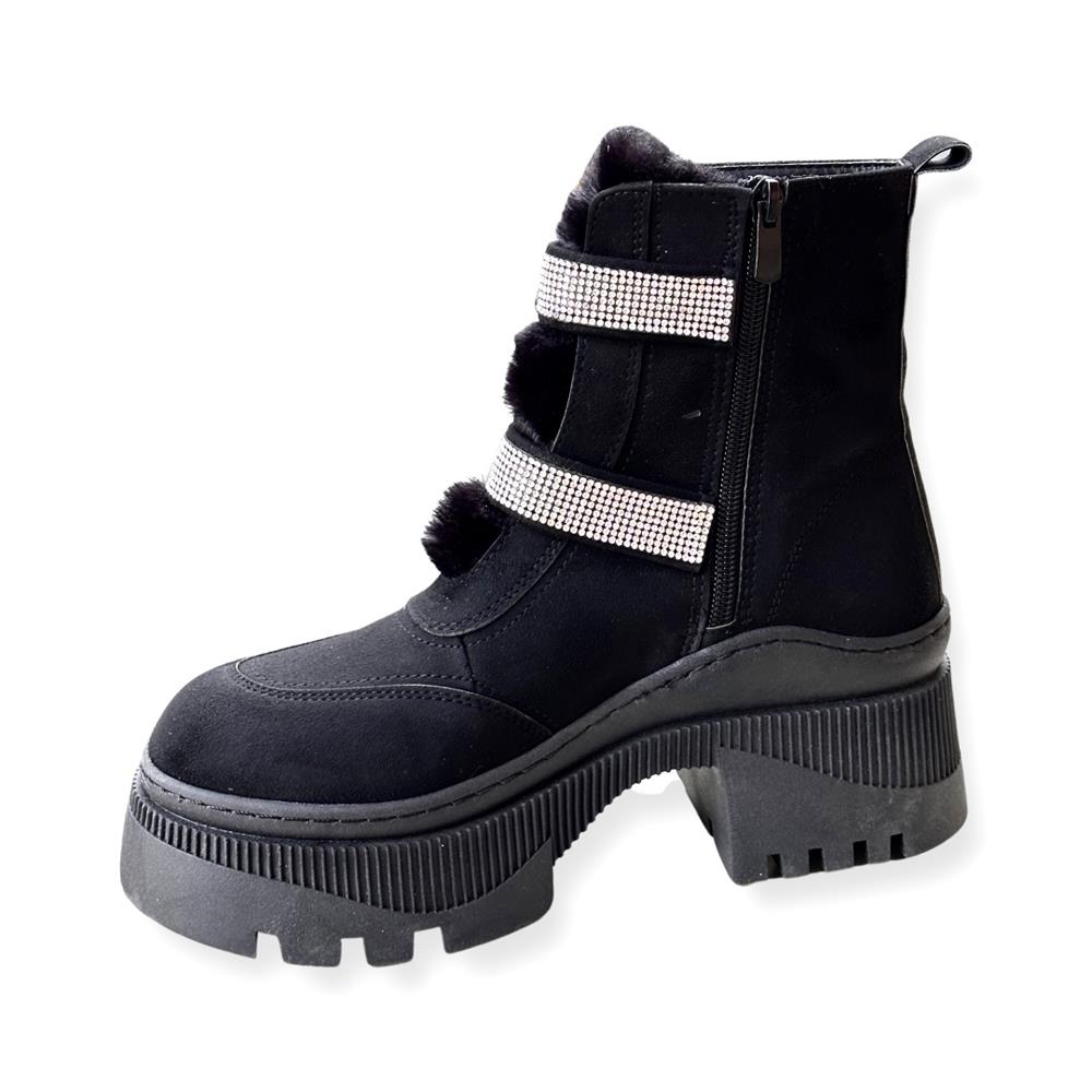 Aster Bot Siyah | Giydim Gidiyor