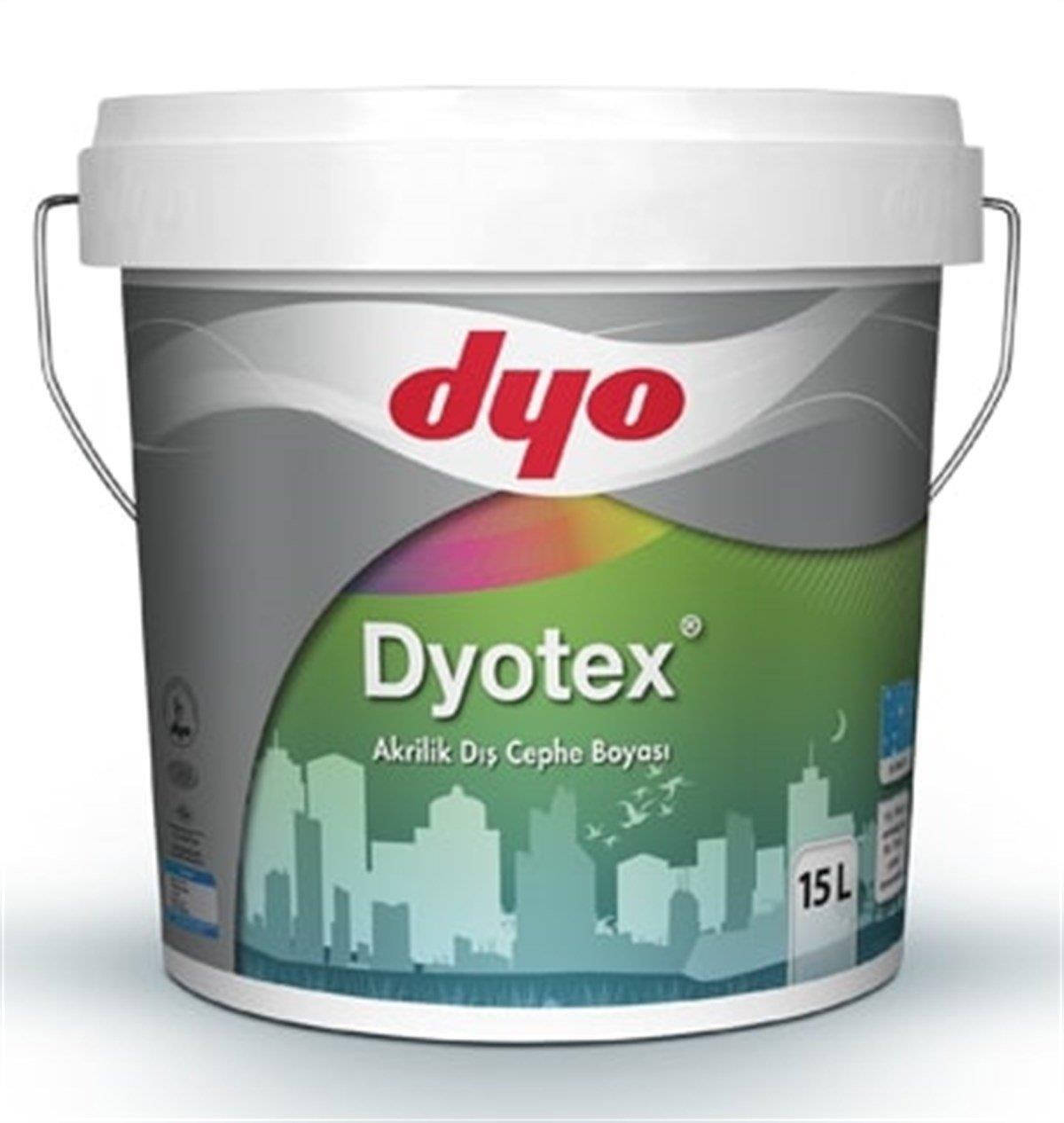 DYO Dyotex Akrilik Dış Cephe Boyası 2.5LT-Beyaz