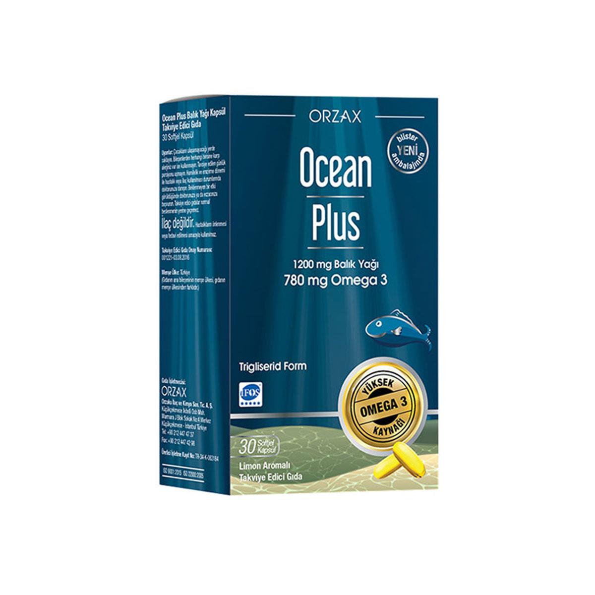 Orzax Ocean Plus 1200 mg 30 Kapsül - Daffne