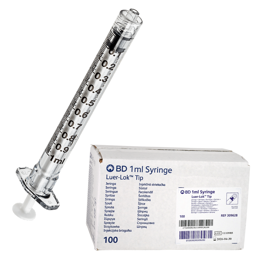 BD 1ML LUER LOK ENJEKTÖR 100 ADET | REBE MEDİKAL