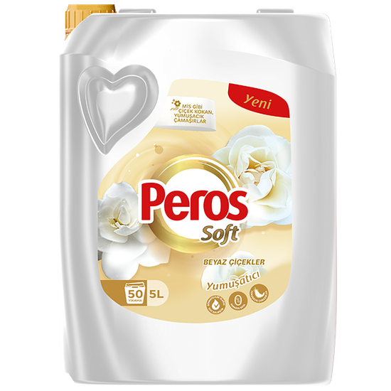 Peros Soft Yumuşatıcı Beyaz Çiçekler 5 Lt