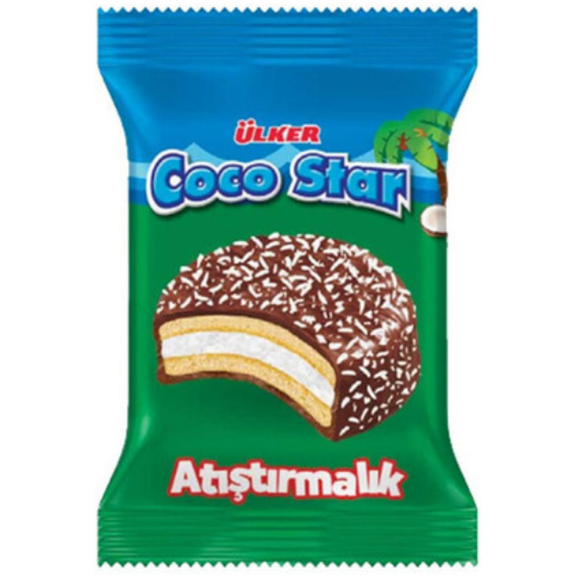 Ülker Coco Star Atıştırmalık Sandviç Bisküvi 22 Gr