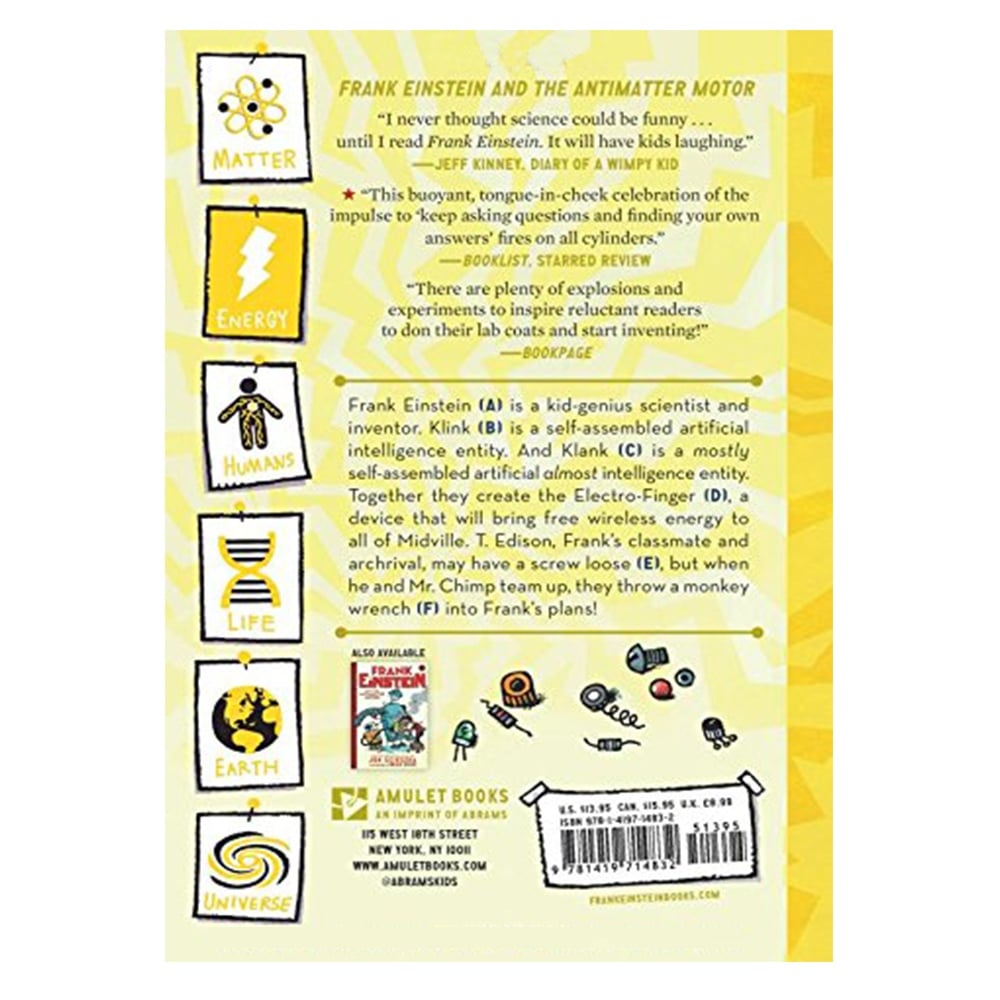 FRANK EINSTEIN AND THE ELECTRO-FINGER - 9781419716669 - ABRAMS