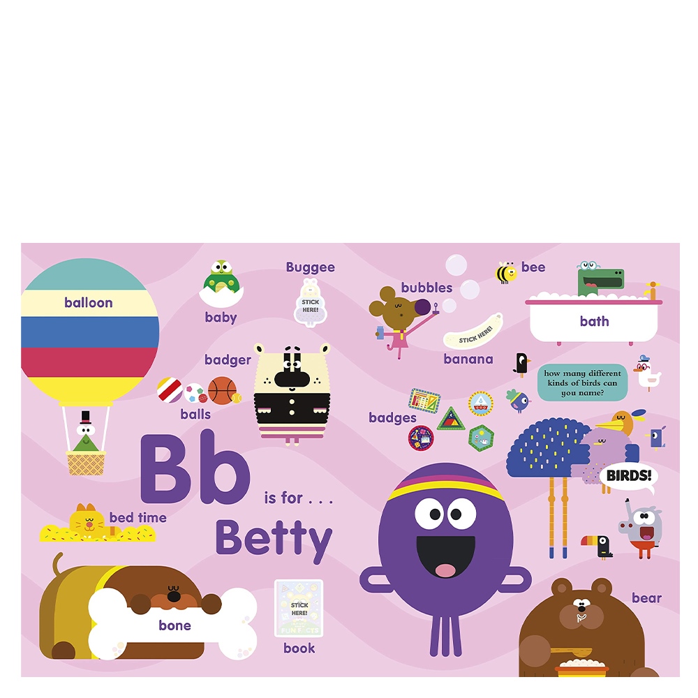 HEY DUGGEE: ABC ALPHABET STICKER BOOK / LADYBIRD / Çıkartmalı Etkinlik ...