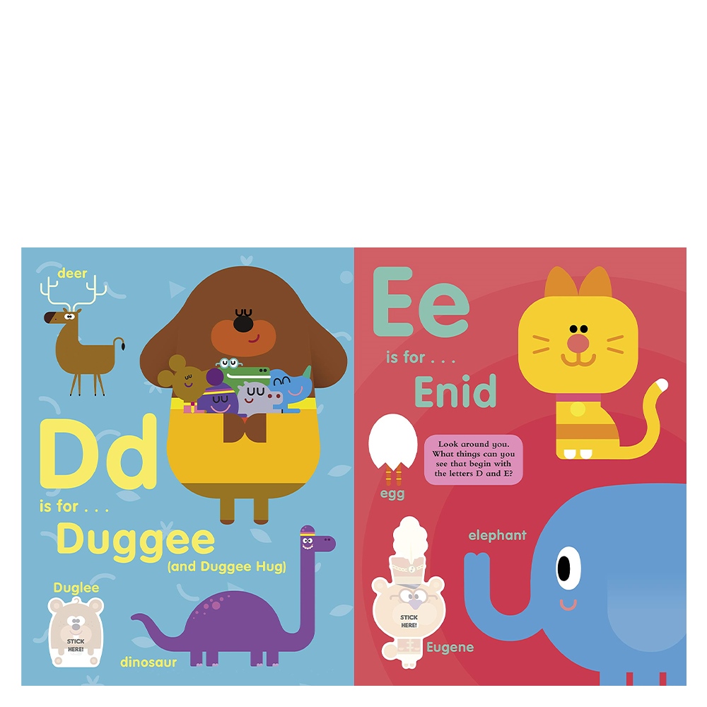 HEY DUGGEE: ABC ALPHABET STICKER BOOK / LADYBIRD / Çıkartmalı Etkinlik ...