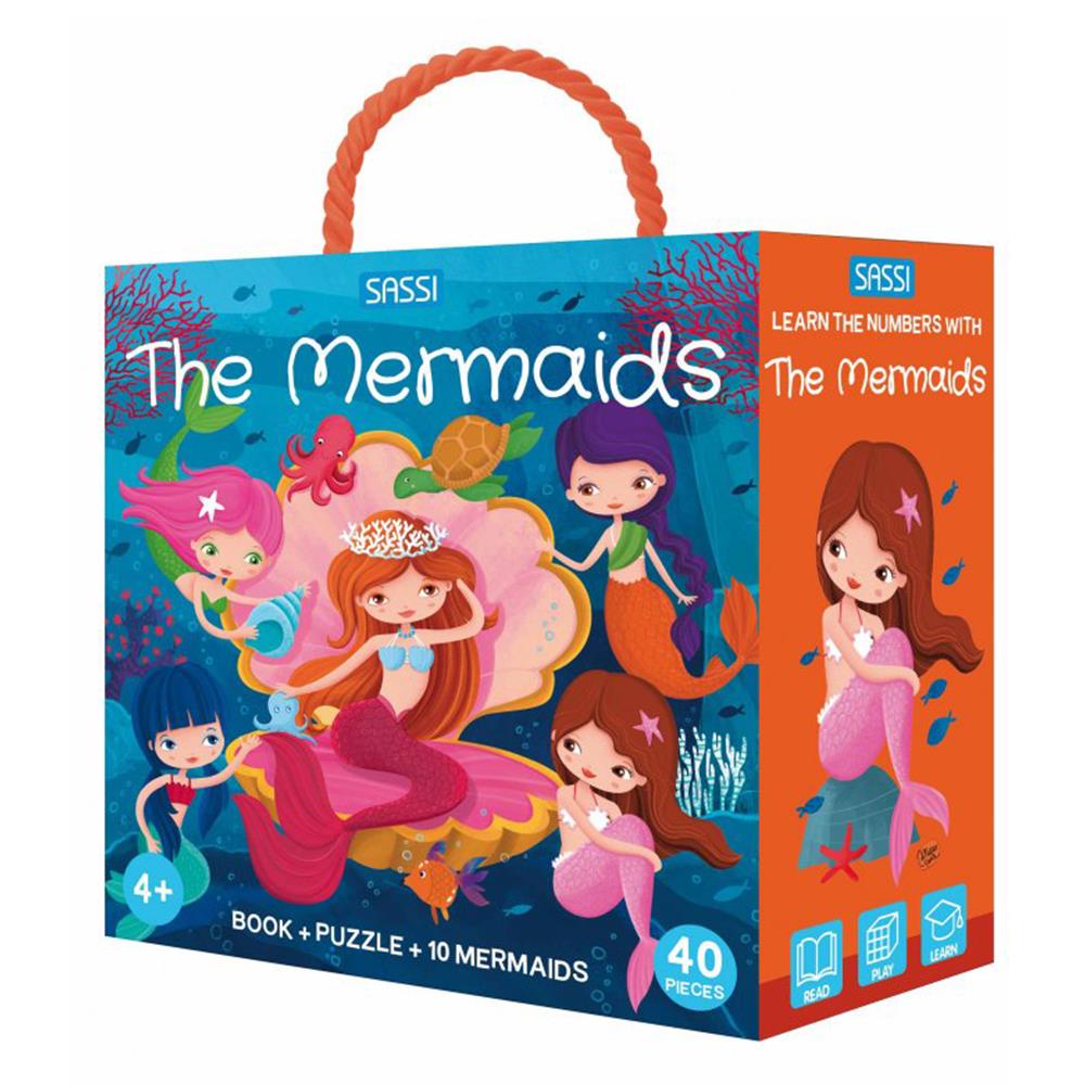 LEARN THE NUMBERS WITH MERMAIDS / SASSI / Puzzle ve Yapbozlar