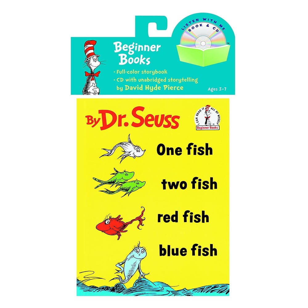 ONE FISH, TWO FISH, RED FISH, BLUE FISH (BOOK-CD) - 9780375834974 ...