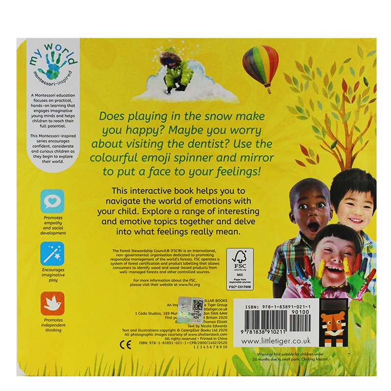 MY BOOK OF FEELINGS EXPLORING A WORLD OF EMOTIONS - 9781838910211 ...