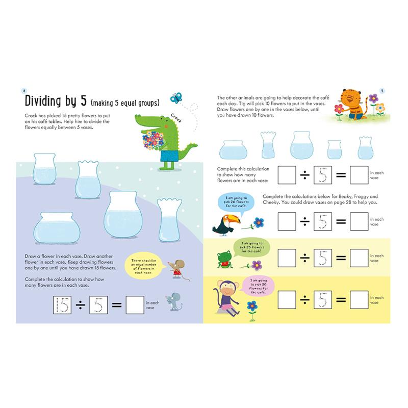 Usborne Workbooks Dividing 6-7 - USBORNE - 9781474991025