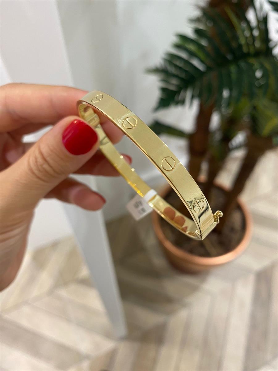 Kadın 14 K Altın Kelepçe - Best My Silver