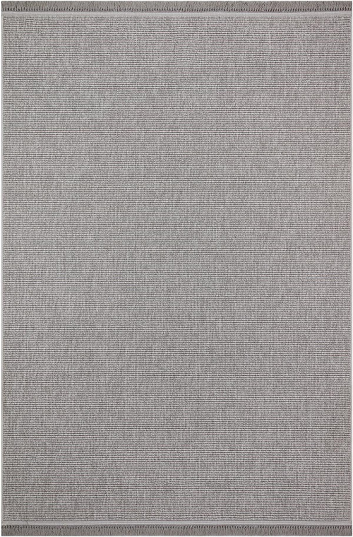 Türkmen Halı Milano ML01 Gri Hasır Tarzı Modern Halı