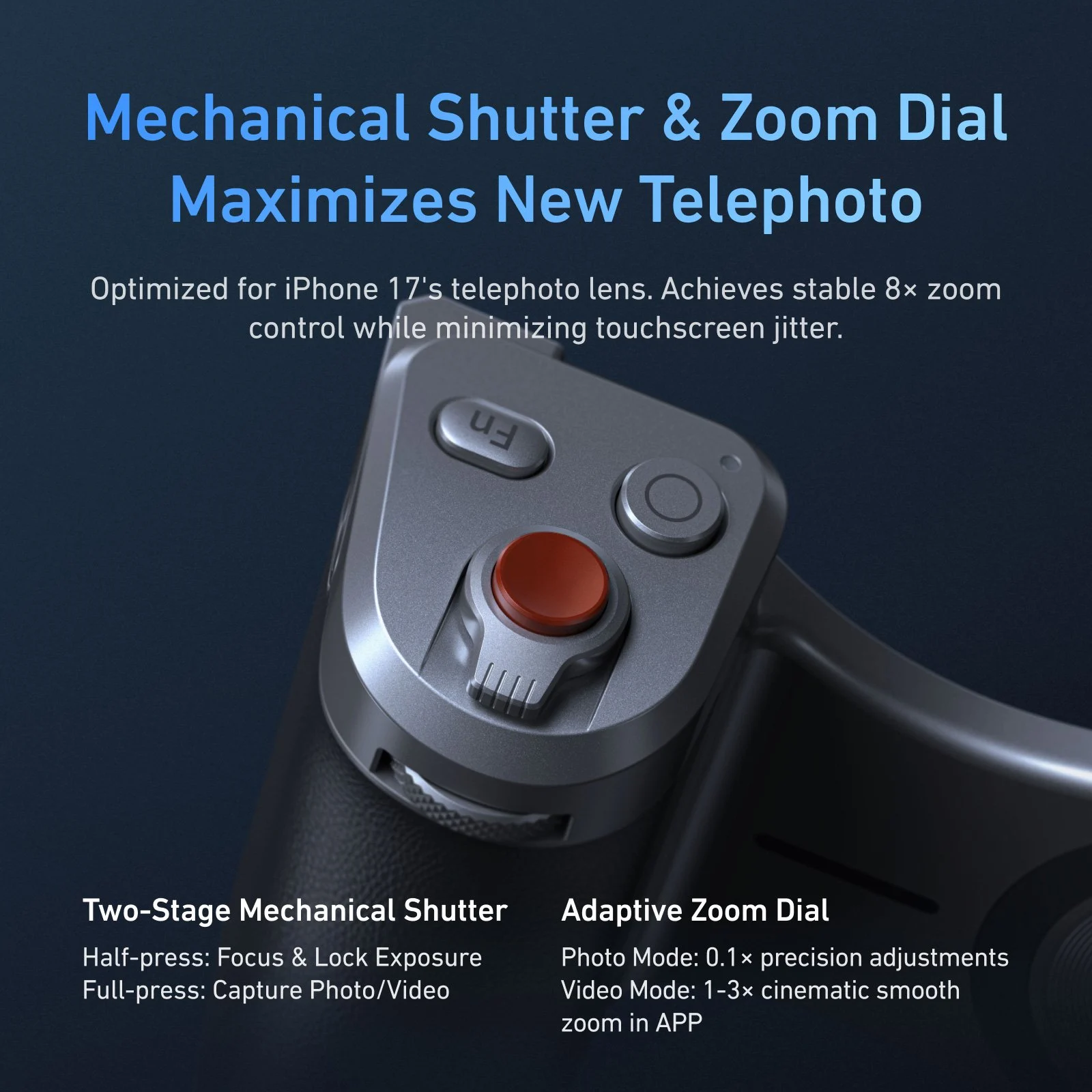 TELESIN Master Grip for iPhone 17 Pro Creator Combo