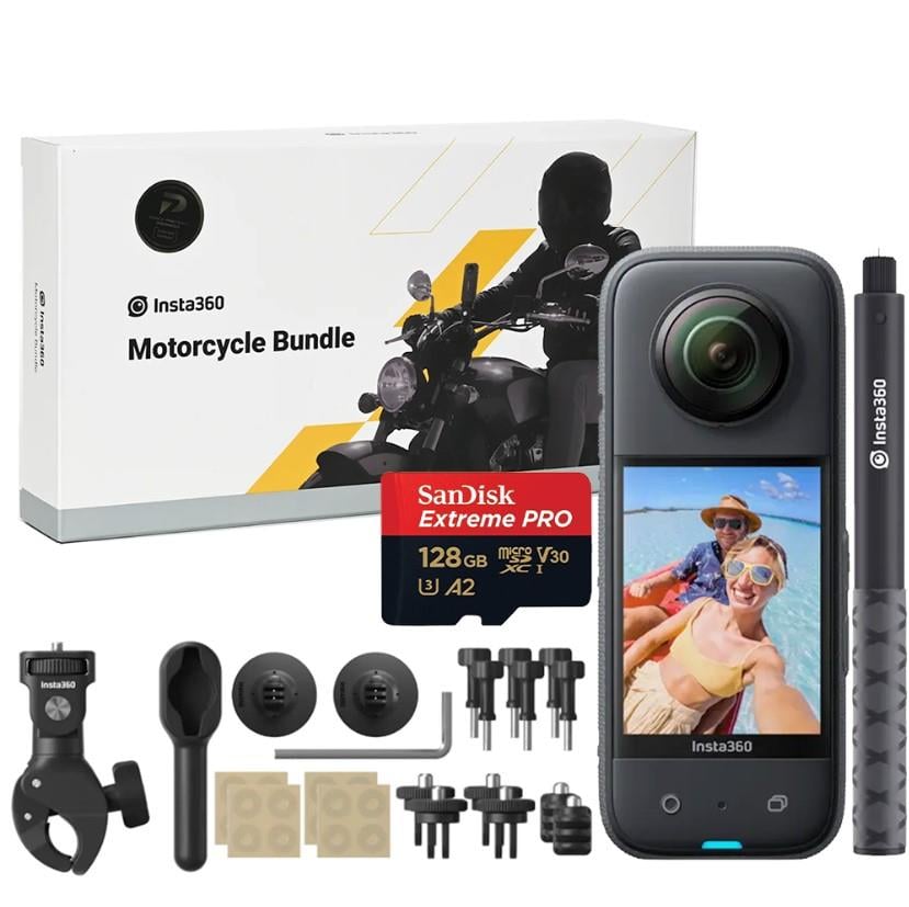 Insta360 X3 360 Derece Kamera Motorsiklet Kiti - Fotokolik.com