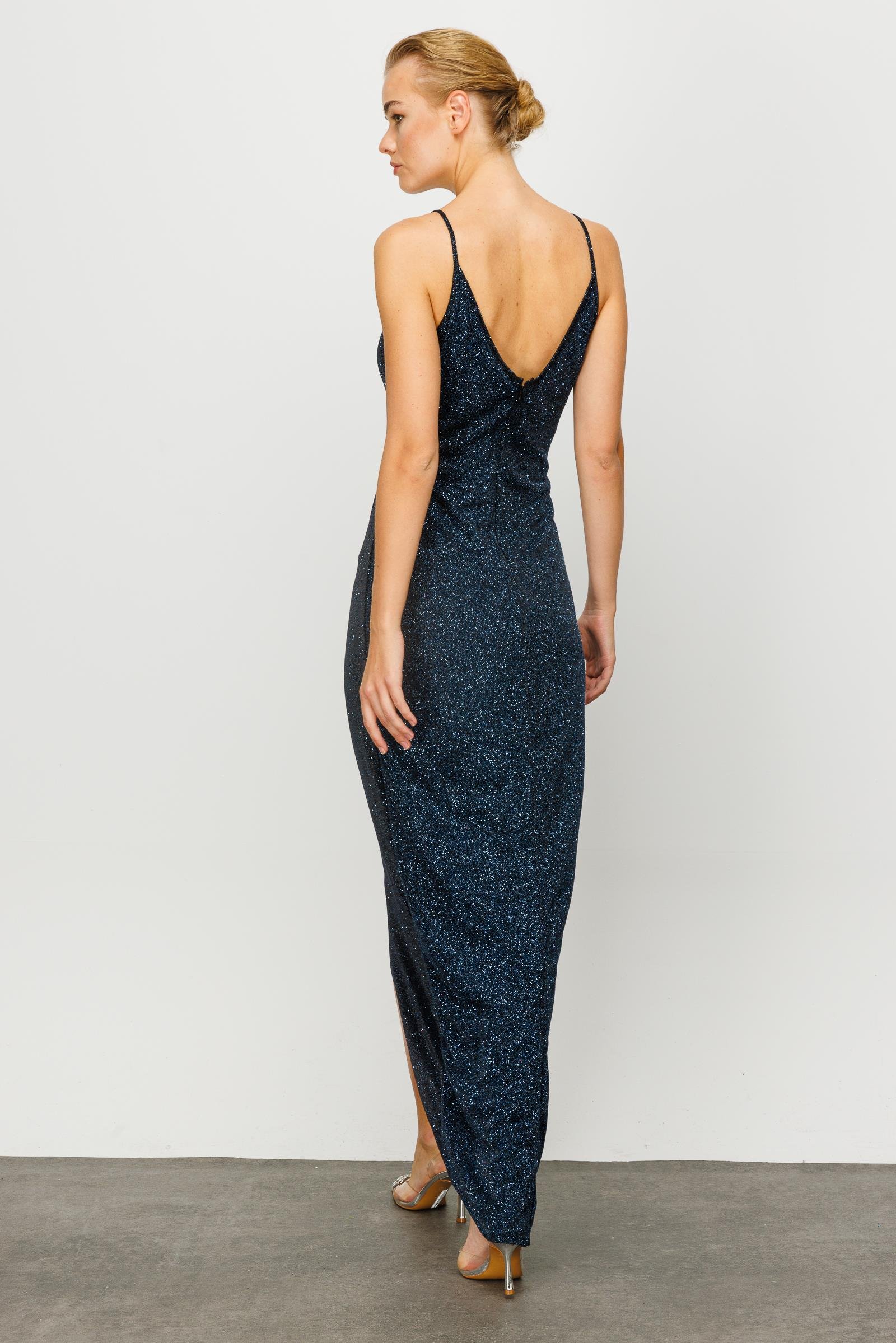 Simli Gece Elbise GECE MAVİ | 25's | Nefeli