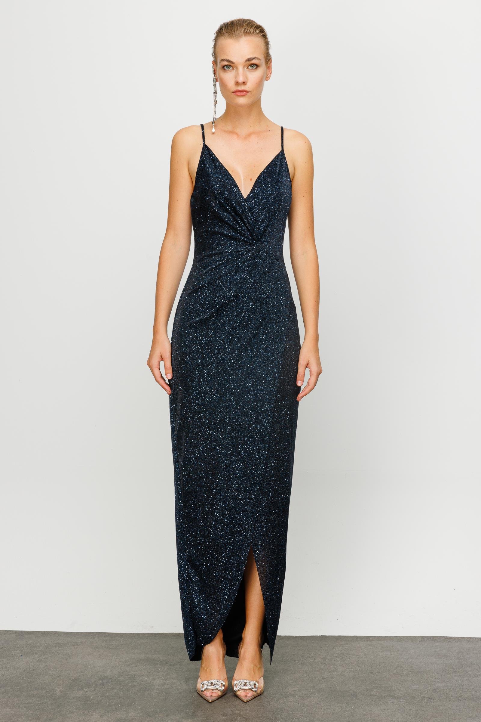 Simli Gece Elbise GECE MAVİ | 25's | Nefeli