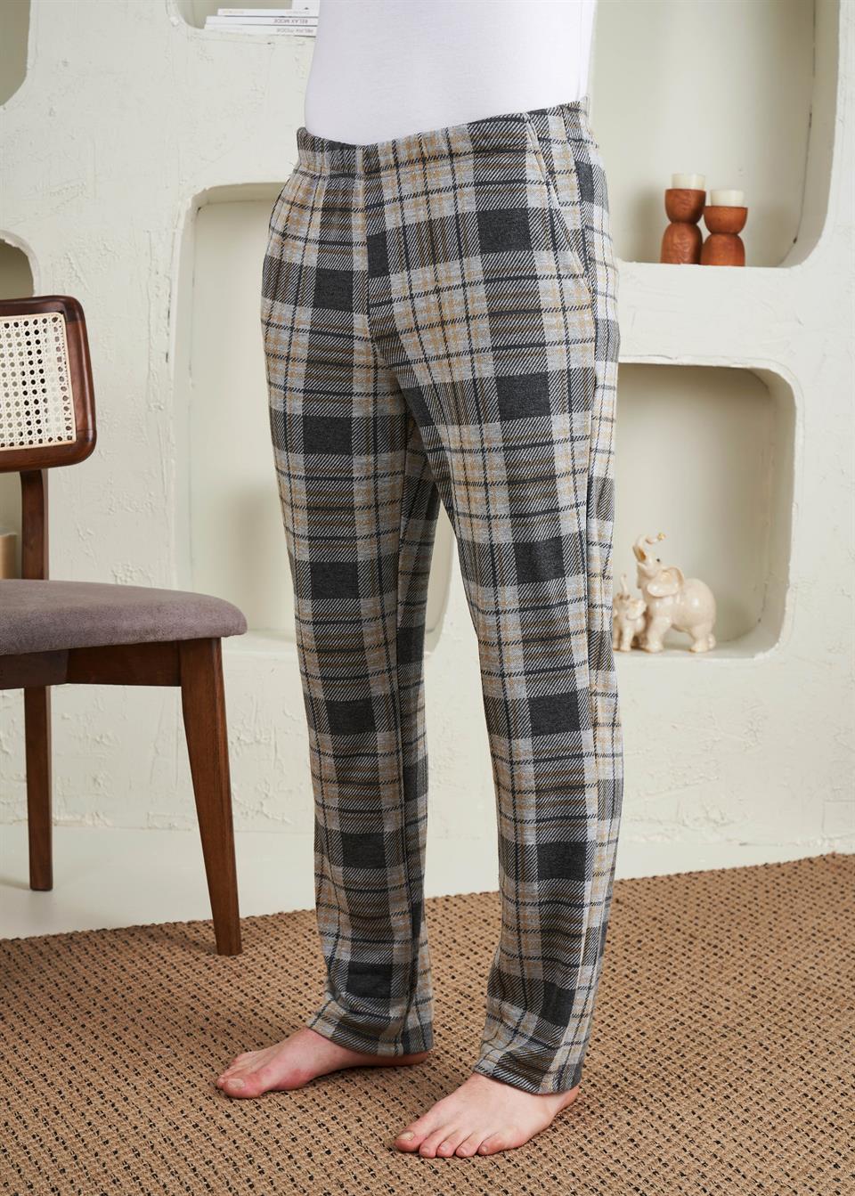 Erkek Termal Pijama Alt - 09190 | Relax Mode