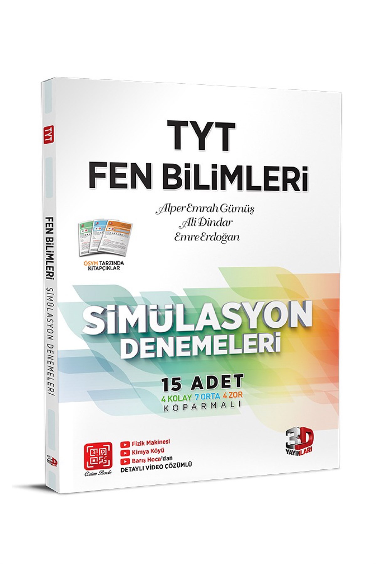 3D Yayınları TYT Simülasyon Fen Bilimleri Denemeleri - Kitap Etkisi 3D Yayınları TYT Simülasyon Fen Bilimleri Denemeleri - Kitap Etkisi