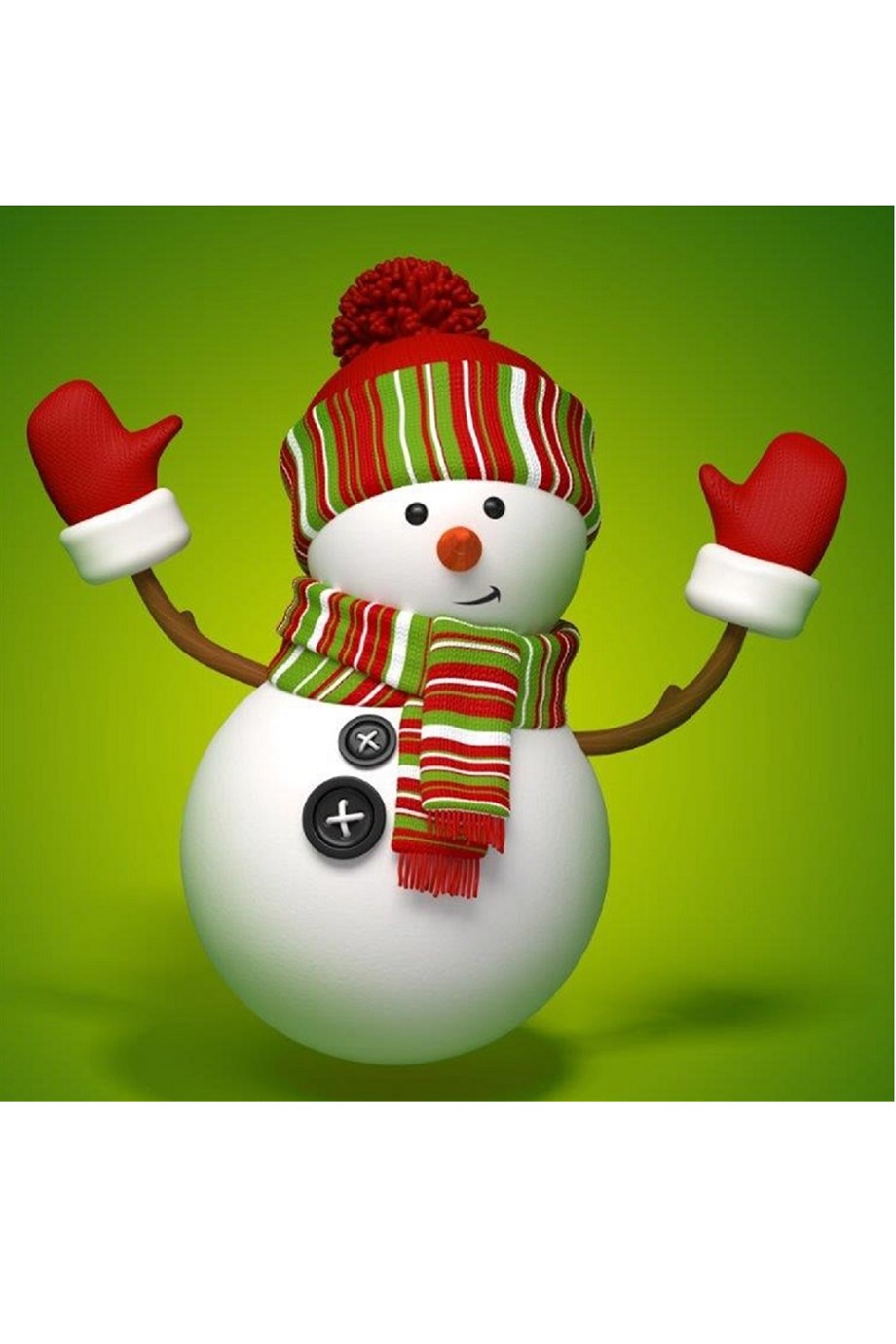 Kardan Adam Led Işıklı Kardan Adam