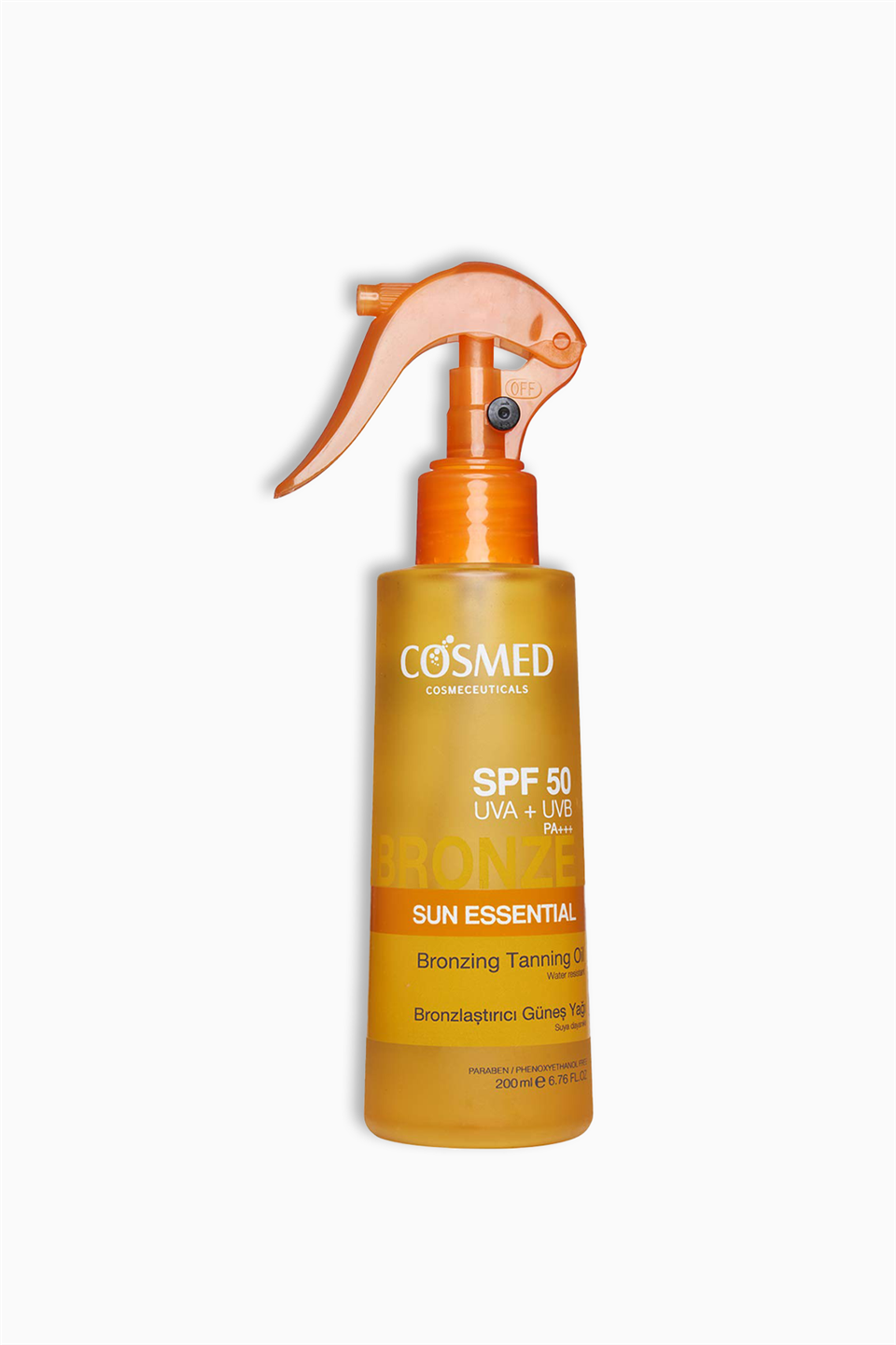 Cosmed Bronzlaştırıcı Güneş Yağı Spf50 200 Ml Fiyatı | Farmakozmetika