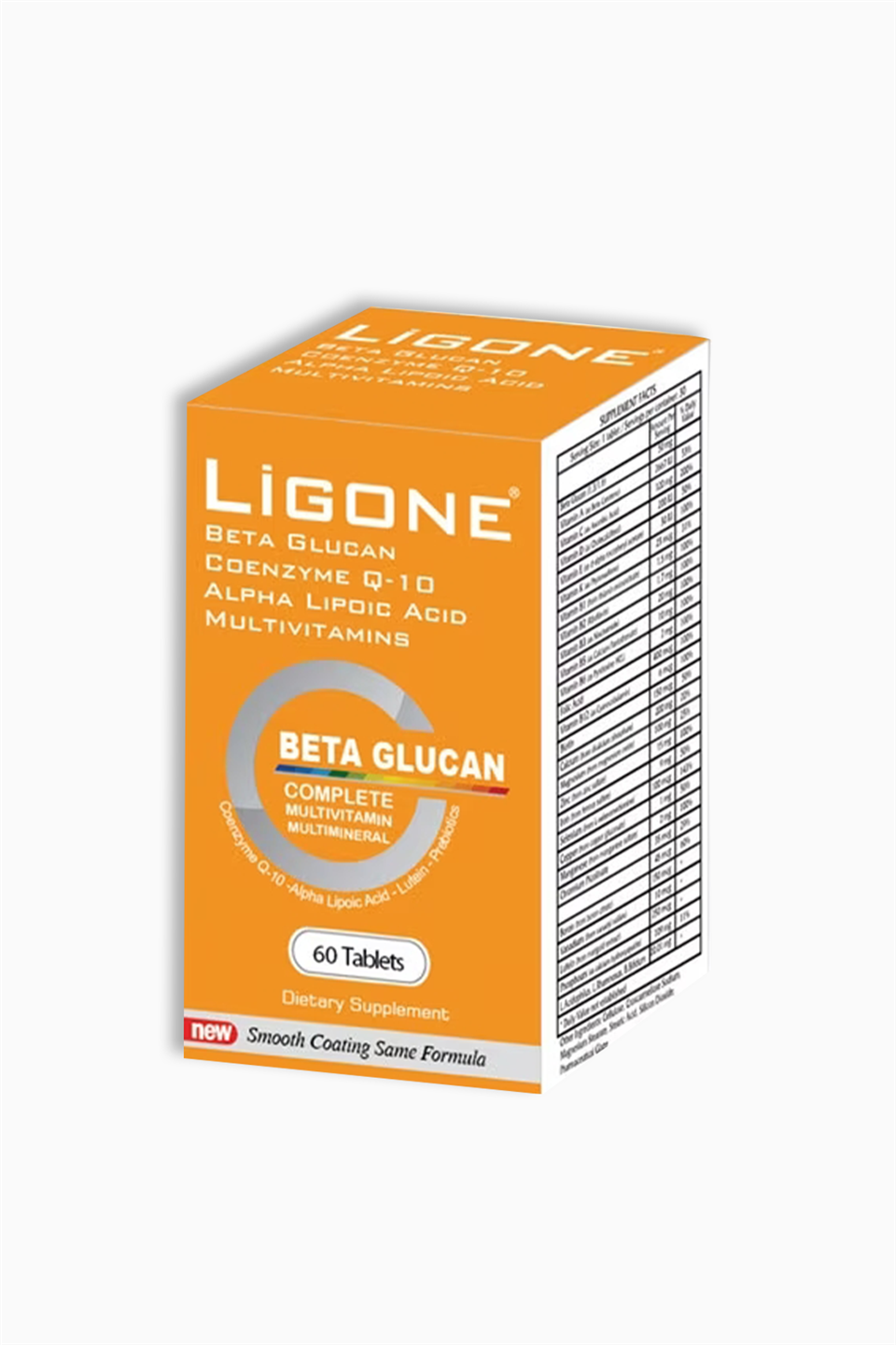 Ligone Beta Glucan Probiotic Multivitamin 60 Tablet Fiyatı | Farmakozmetika
