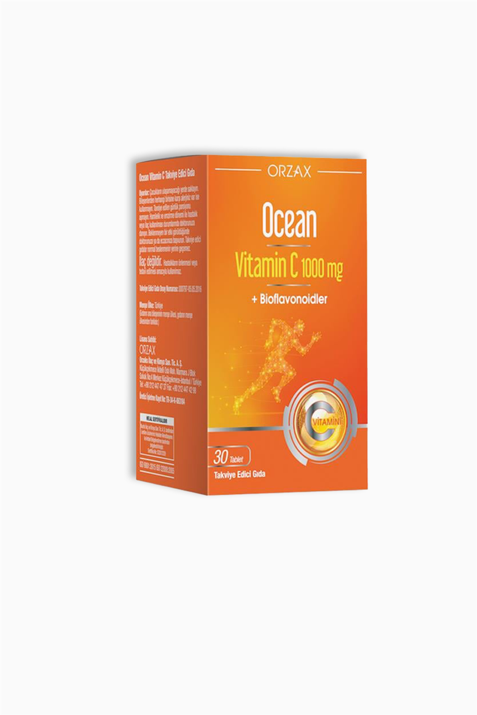 Orzax Ocean Vitamin C 1000 mg 30 Tablet Fiyatı | Farmakozmetika