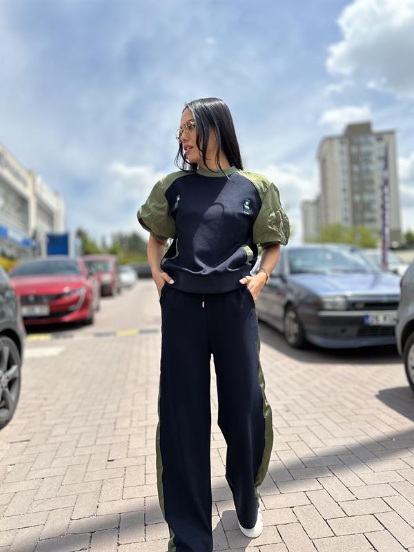 2909 PARASUT KOL DETAYLI TAKIM