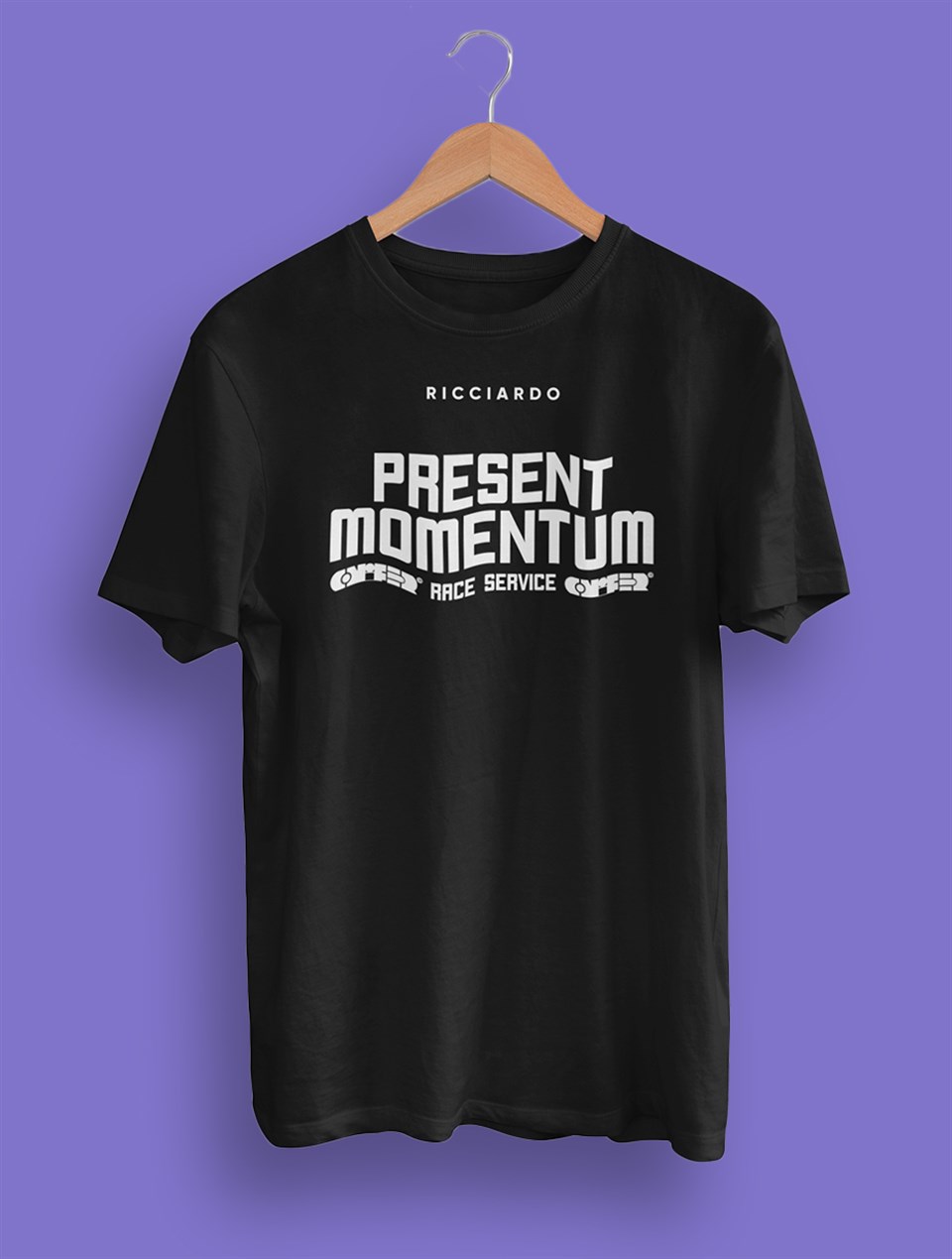 Daniel Ricciardo Present Momentum Siyah T-Shirt