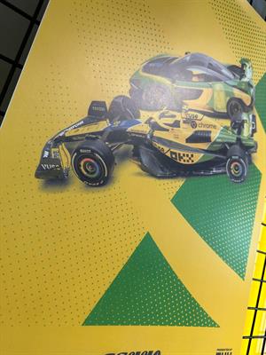 Ayrton Senna Monaco GP 2024 Poster