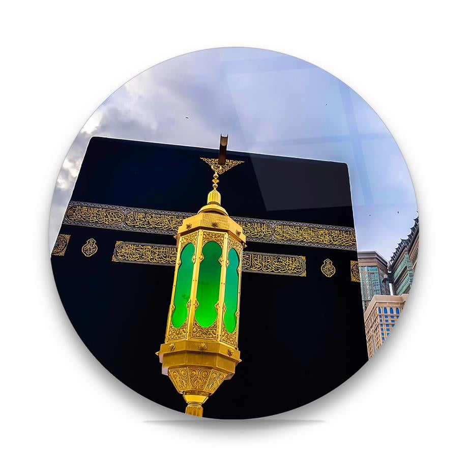 Kabe Yuvarlak Cam Tablo | Glass Art Concept