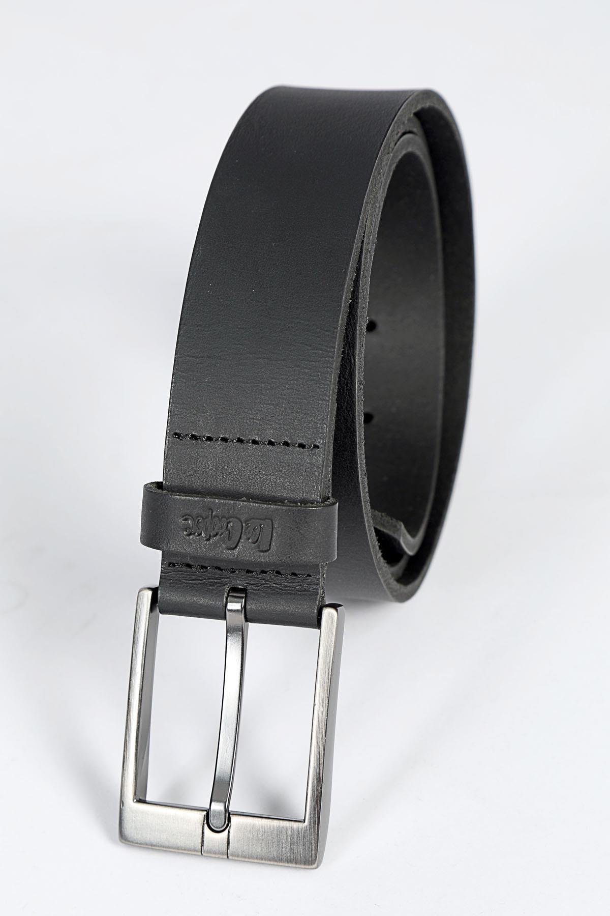 Coin Erkek Deri Kemer Siyah - Lee Cooper Türkiye