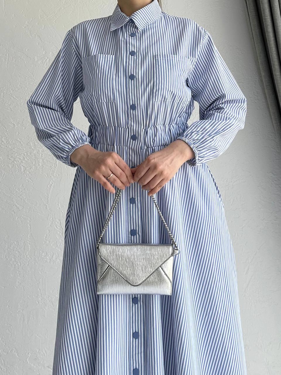 Moda Ala | Root Hairs Elbise Mavi