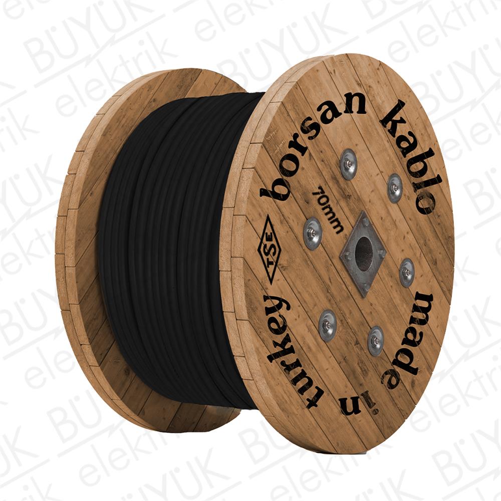 70mm NYAF KABLO SİYAH | BORSAN BC1E-191G-1102