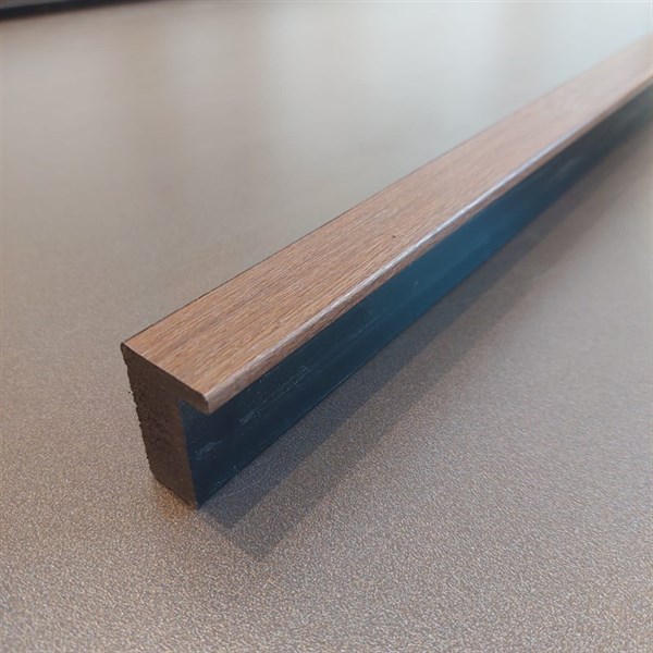 DL100-ASKM Ahşap Siyah Deck Lambri Köşe Modülü 2,5cm