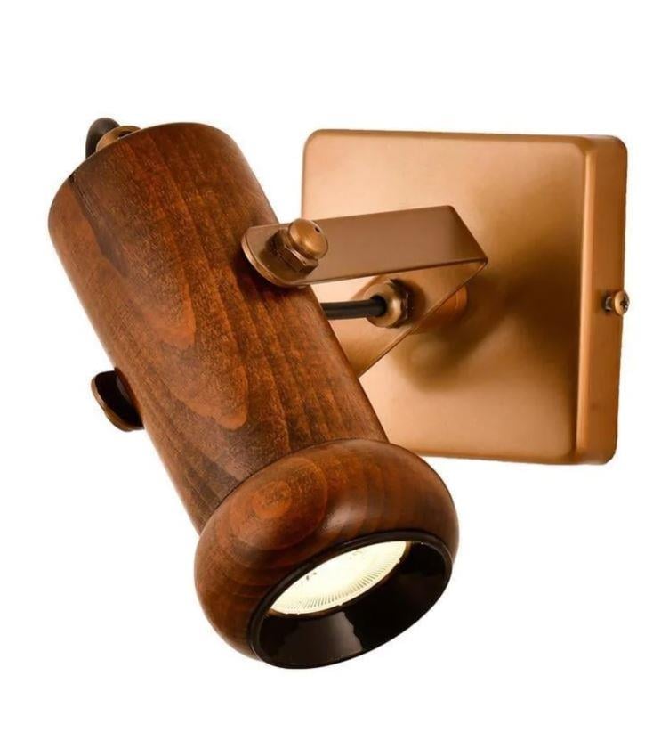 Eskitme Kaplama Ahşap Aplik Lambasan