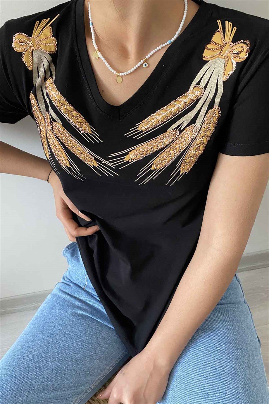 Buğday Başağı Tasarım Tişört