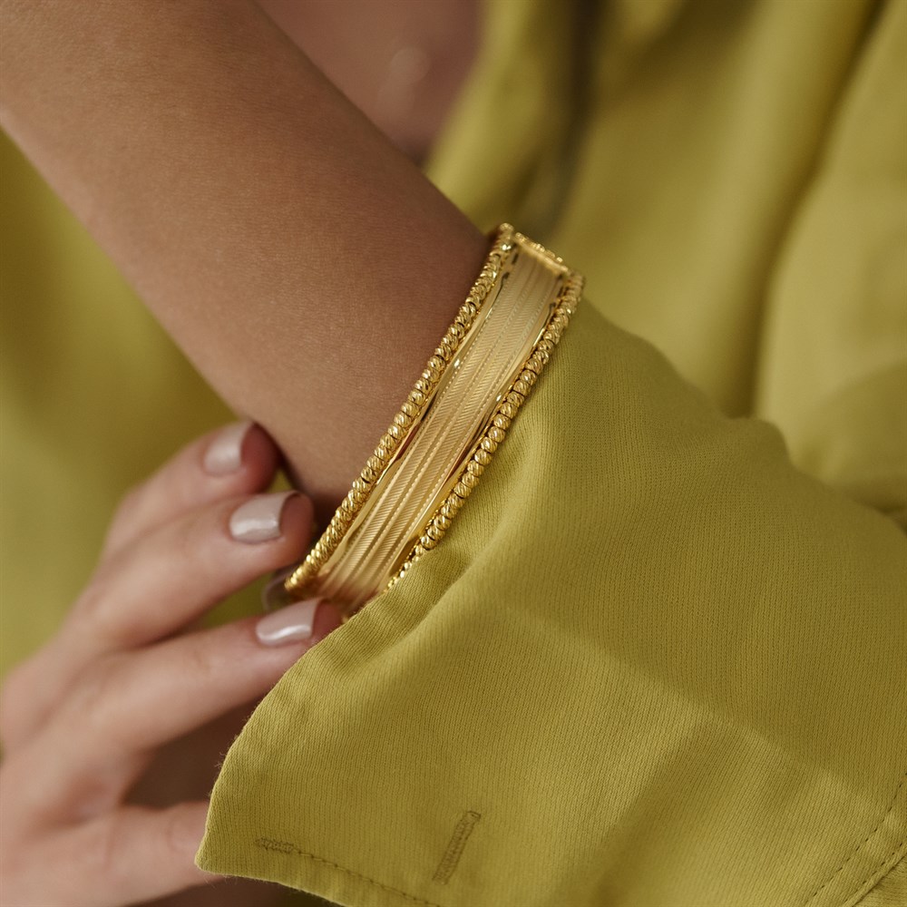 Dorikalı İnce Trabzon Altın Kelepçe