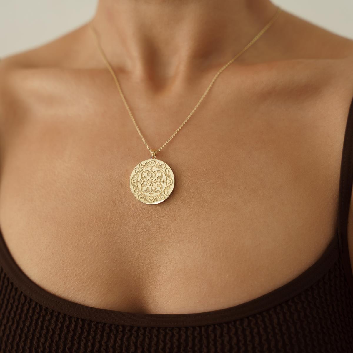 Türk Motif Altın Kolye