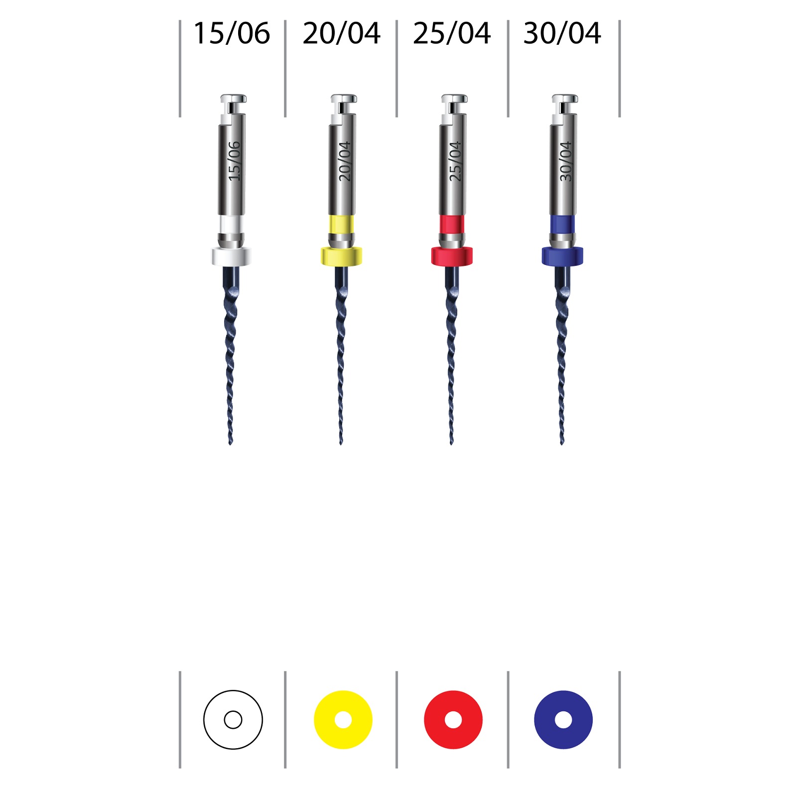 EndoArt Pedo Gold Ni-Ti Döner Kanal Eğesi Pedo Kit 1