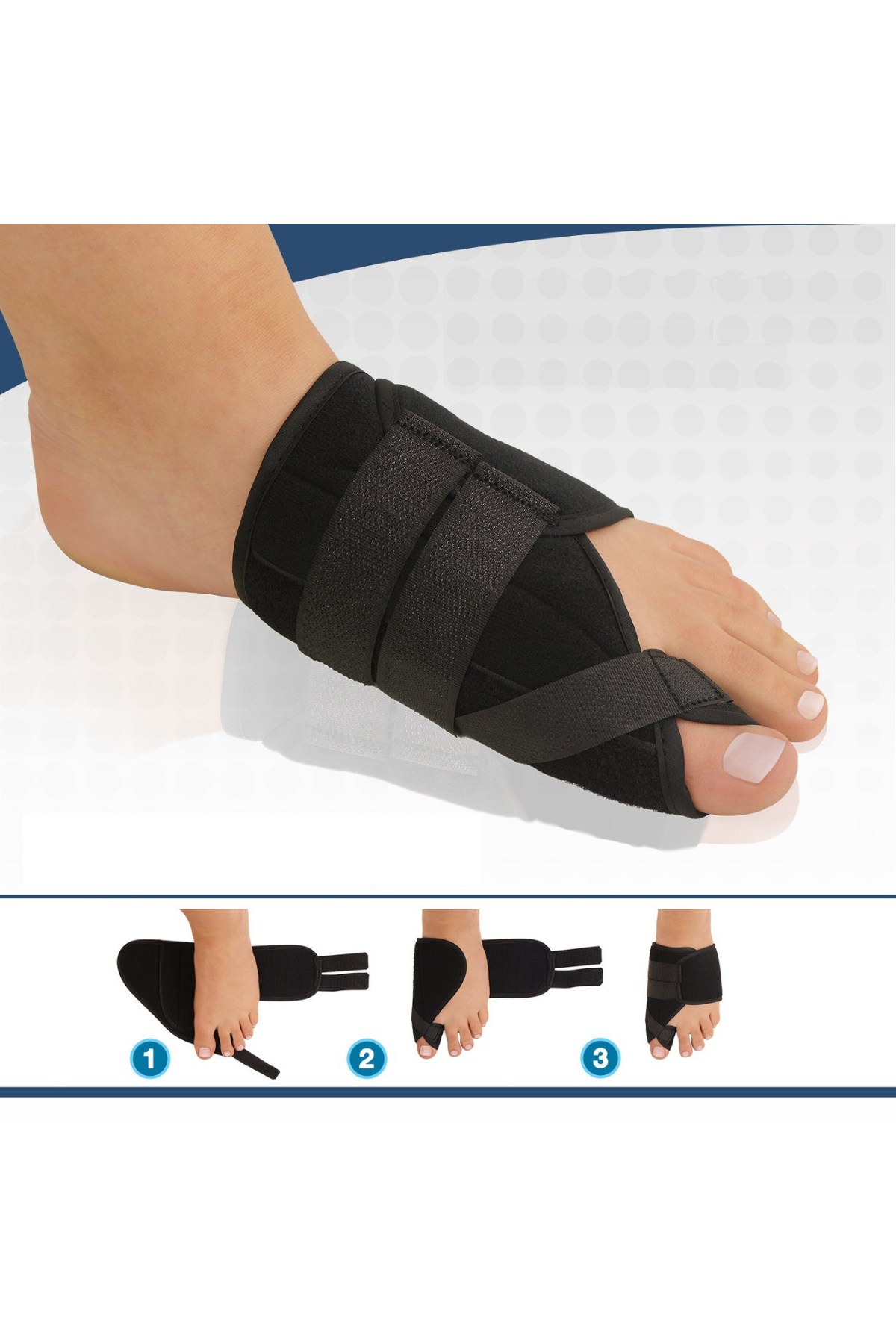 Halluks Valgus Ayak Ateli Ayak Başparmak Kemiği Çıkıntısı Bunyonu Düzeltici